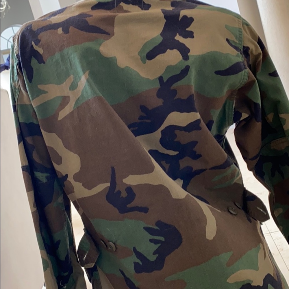 Authentic Camo Air Force Army Jacket - Gem